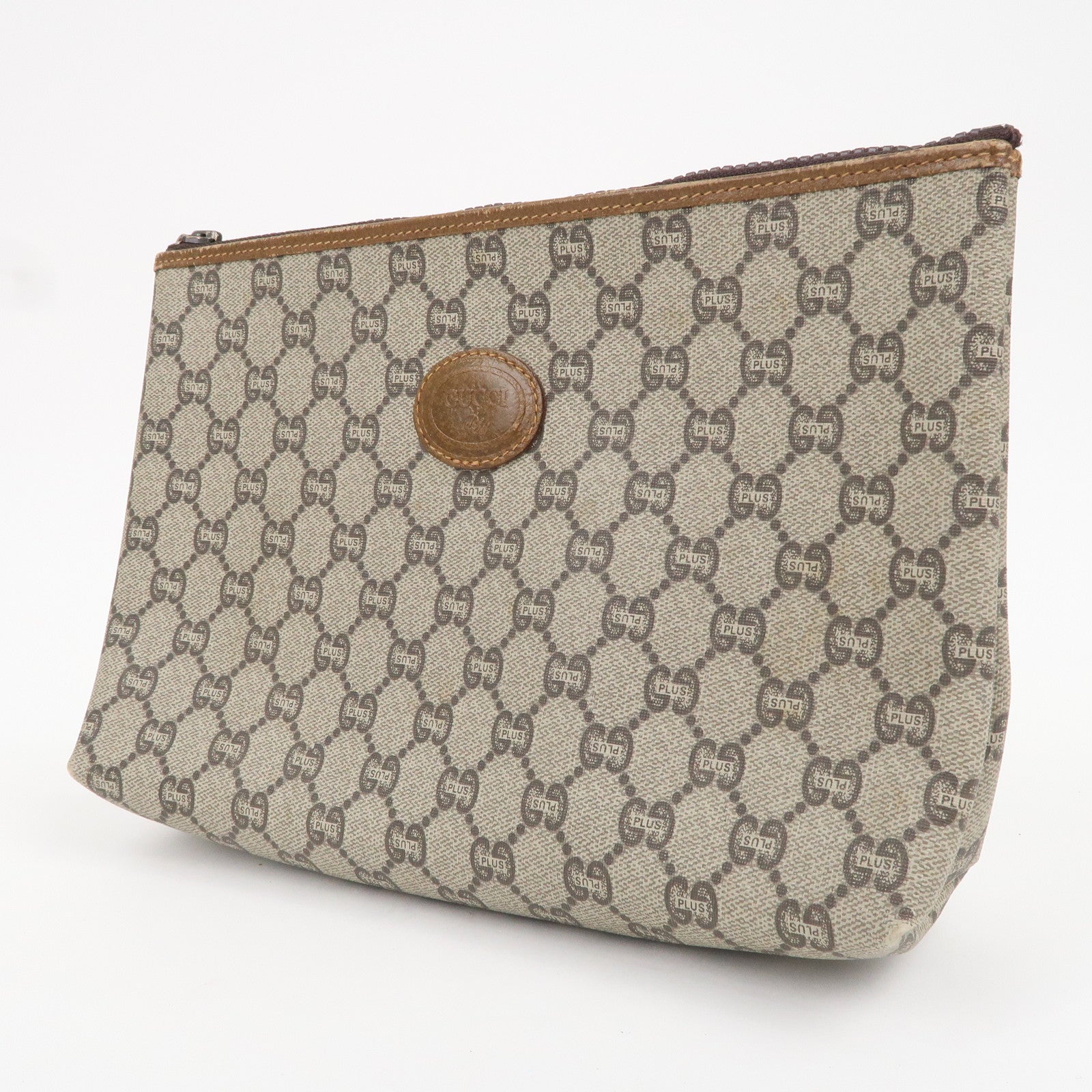 Pouch - ep_vintage luxury Store - Leather - Old - Beige Pouch - ep_vintage luxury Store - Leather - Old - Beige